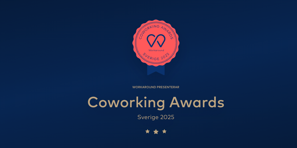 Workaround presenterar finalisterna i Workaround Coworking Awards 2025 | Workaround